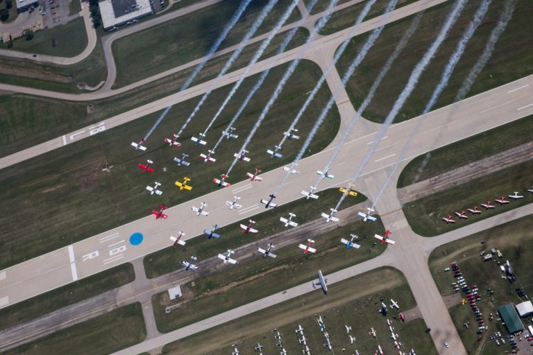 RV-6 30th anniversary formation and West Coast Ravens at EAA AirVenture