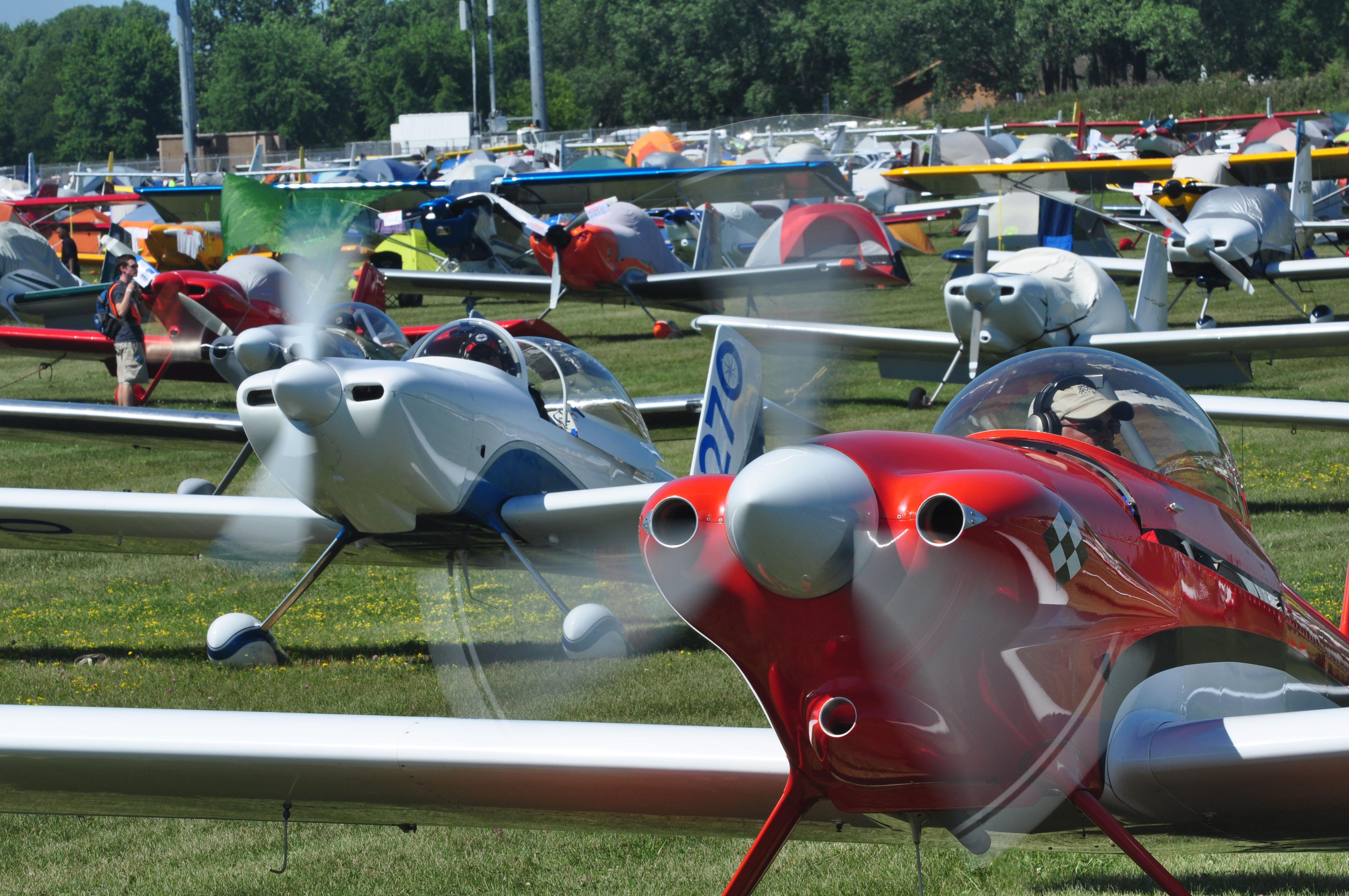 RV-6 30th anniversary formation and West Coast Ravens at EAA AirVenture