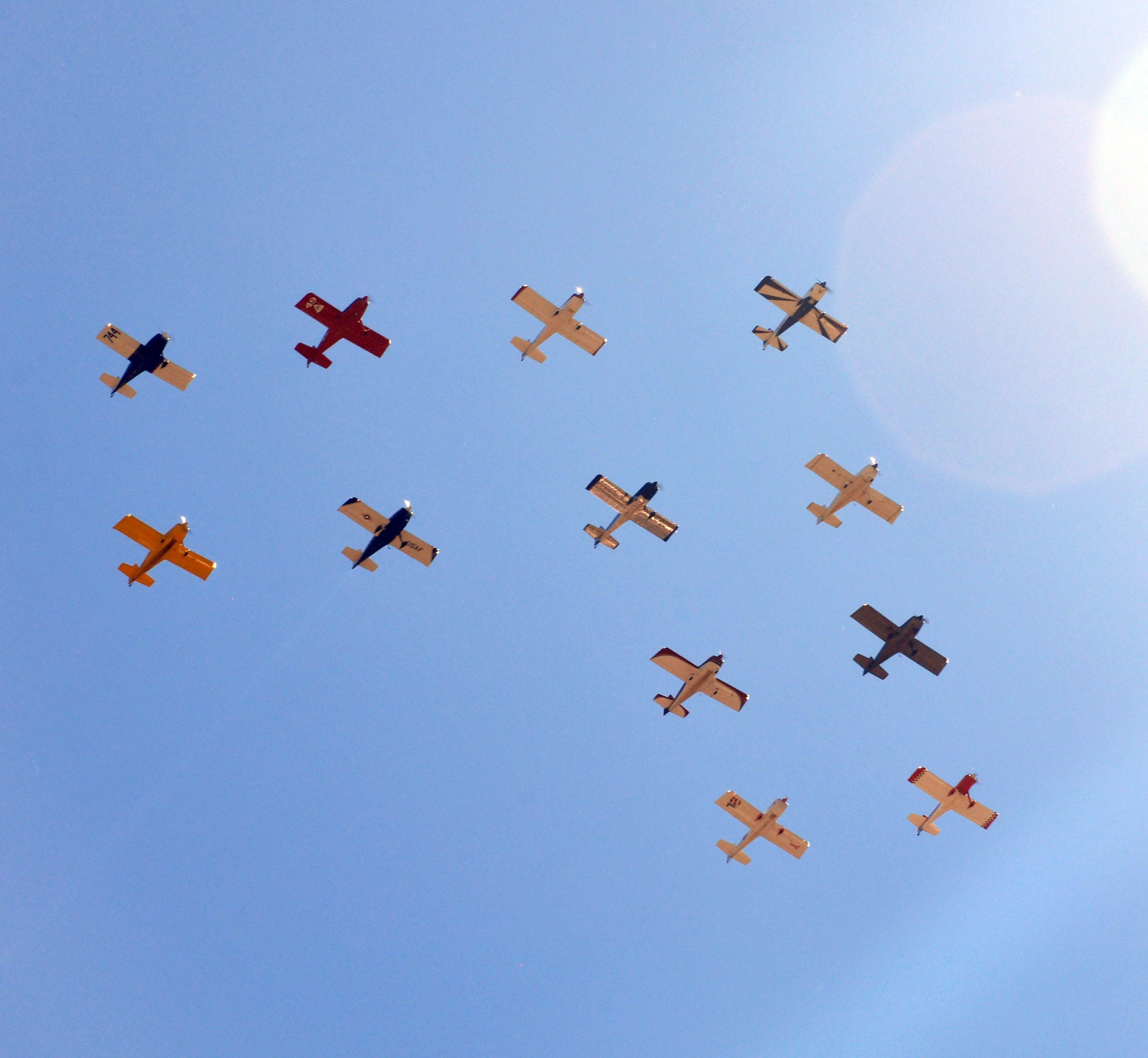 RV-6 30th anniversary formation and West Coast Ravens at EAA AirVenture