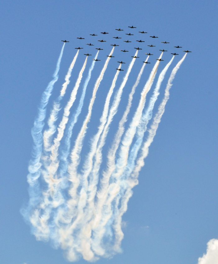 RV-6 30th anniversary formation and West Coast Ravens at EAA AirVenture