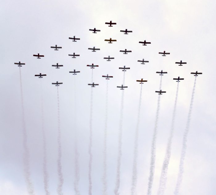 RV-6 30th anniversary formation and West Coast Ravens at EAA AirVenture