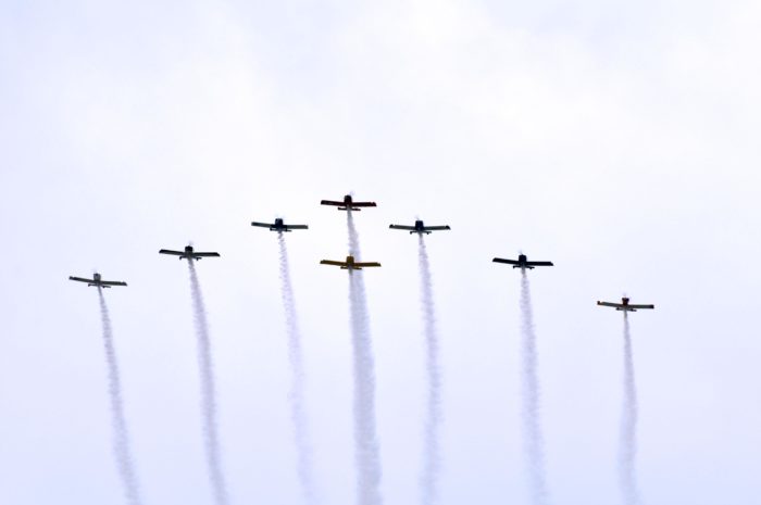 RV-6 30th anniversary formation and West Coast Ravens at EAA AirVenture